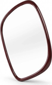 Nástěnné zrcadlo Siri 120 cm vínově-hnědé