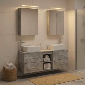 Sada koupelnového nábytku 5 ks Betonově šedá 3406834