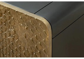 Massive home | Komoda SNAKE 160 CM hnědočerná masiv mango