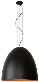 Designové závěsné svítidlo EGG Nowodvorski Barva: Černo - měděná, Velikost: XL- ⌀  75cm