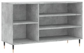 vidaXL Botník betonově šedý 102x36x60 cm kompozitní dřevo