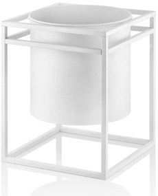 KALUNE DESIGN kovový květináč na stojanu MIOLD bílý 742TMA8864