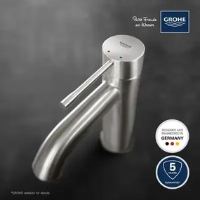 Grohe - Páková umyvadlová baterie s výpustí, supersteel