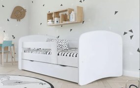 Postel s roštem a úložným prostorem 80x160, bílá, COCOLINO Kondela 0000395624