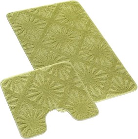Bellatex SADA BANY 60x100 + 60x50 cm - s výkrojem Zelená 60x100 cm, 60x50 cm (SADA)