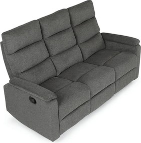 Sedací souprava, polohovací, šedá, látka, ASD-C5980 GREY2