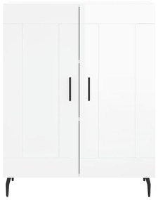 Skříň highboard lesklá bílá 69,5 x 34 x 180 cm kompozitní dřevo,  3199699