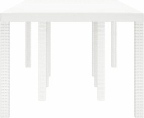 Zahradní stůl Bílá 250 x 100 x 73 cm polyratan 3378518