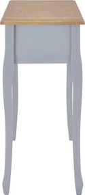 vidaXL Toaletní konzolový stolek se třemi zásuvkami [280045] Barva: Bílo-hnědá