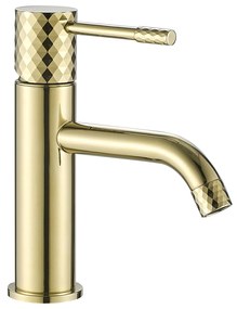 Rea Lungo Diamond, umyvadlová baterie h-185, zlatá matná, REA-B8993