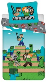 Jerry Fabrics Povlečení Minecraft We Got This 140x200, 70x90 cm