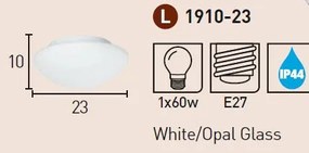Koupelnové svítidlo SEARCHLIGHT  1910-23