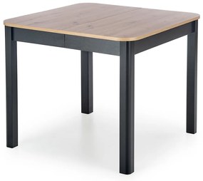 Stůl rozkládaný 90x90 Biatro - Dub artisan / Černý