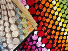 Kusový koberec RELIEF 22844 multi BARVA: Vícebarevný, ROZMĚR: 80x150 cm