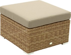 DEOKORK Ratanový stolek/taburet MALIBU (béžovo-hnědá)