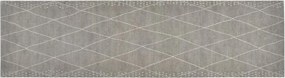Kuchyňský koberec omyvatelný Kosočtverce 45 x 150 cm samet 136564