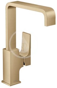 Hansgrohe - Umyvadlová baterie s výpustí Push-Open, kartáčovaný bronz