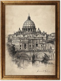Zarámovaný digitální tisk Ancient Rome