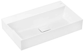 Hansgrohe Xevolos E - Umyvadlo 80x48 cm, bez přepadu, bez otvoru pro baterii, SmartClean, bílá 61097450