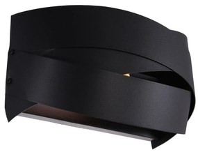 Designové nástěnné svítidlo Tornado černá