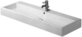 Duravit Vero - Umyvadlo nábytkové 120x47 cm, s 1 otvorem pro baterii, s WonderGliss, alpská bílá 04541200271