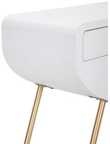 Designová konzole Raghnall 110 cm bílá