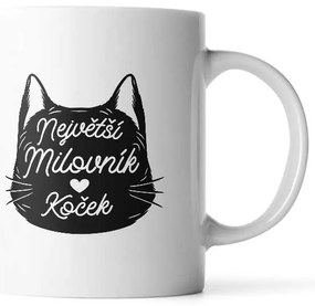 Sablio Hrnek Největší milovník koček - 200 ml - espresso
