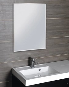 Aqualine Zrcadlo s fazetou 60x80cm, bez úchytu 22496