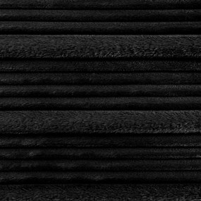 EUROFIRANY FLANELOVÁ DEKA NINA 150X200 CM ČERNÁ