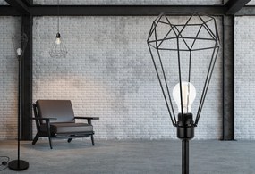 Toolight, podlahové stojící svítidlo Reno 300216 1xE27, černá, OSW-04878