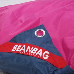 Beanbag Sedací vak 189x140 duo pink - jeans