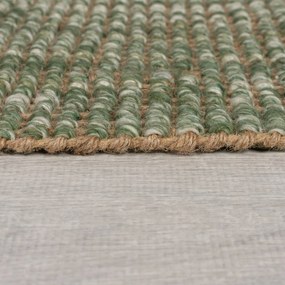 Flair Rugs, Běhoun Mottle Jute Ombre Green, 60x230, zelená, chodba / předsíň