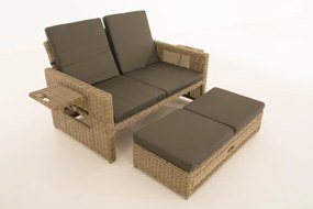 Pohovka Ancona Anthrazit 5mm – přírodní