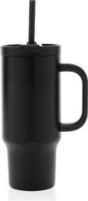 XD Design Uzavíratelný termohrnek s brčkem 480 ml černá / Termohrnek /