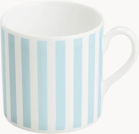 Sada šálků na espresso z kostního porcelánu Pastel Stripes, 6 dílů