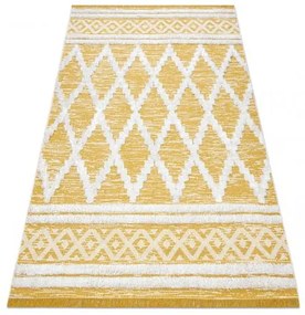 Koberec ECO SISAL BOHO MOROC Diamanty 22297 střapce - dvě úrovně rou