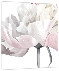 Obraz - Květ růže (30x30 cm)