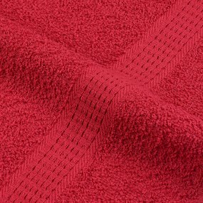 Ručníky FROGN 10 ks červené 100x200 cm 360 g/m² 136940