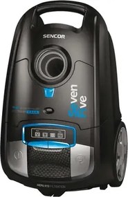 SENCOR SVC 7500BK 3AAA černá / Sáčkový vysavač / 750 W / 3.5L / 75 dB