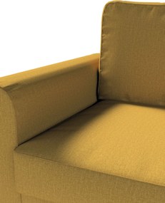 Potah na pohovku IKEA Backabro,  3-místná, rozkládací barva žlutá látka pletený vzor