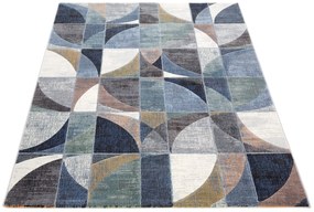 Moderní kusový koberec  Ragolle Argentum 63650 6656 modrý Rozměr: 200x290 cm