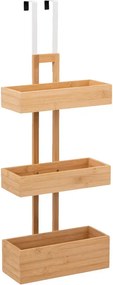 Závěsný bambusový regál na dveře SHELF