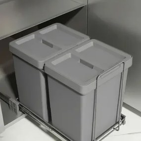 Elletipi ECOFIL / Vestavný odpadkový koš / Výsuvný systém / S rámem /