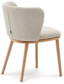 Béžové čalouněné jídelní křeslo Ciselia – Kave Home
