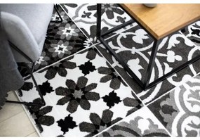 koberec ALTER Porto květiny šedá velikost 280x370 cm | krásné koberce cz