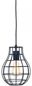 Závěsná lampa PITTSBURG Ø 20 cm,černý kov IT´S ABOUT RoMi 8716248069335