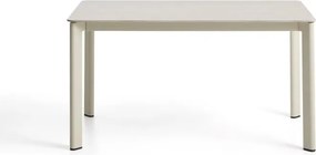 Zahradní jídelní stůl s deskou z kamene 80x140 cm Anafi – Kave Home