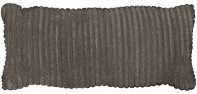 WOOOD Polštář BEAN žebrovaný šedý 30x 70cm