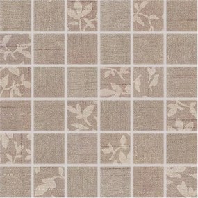 RAKO Textile - Mozaika 4,7x4,7 cm, mix hnědá WDM05103