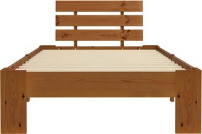 Rám postele medově hnědý masivní borovice 90 x 200 cm 283178